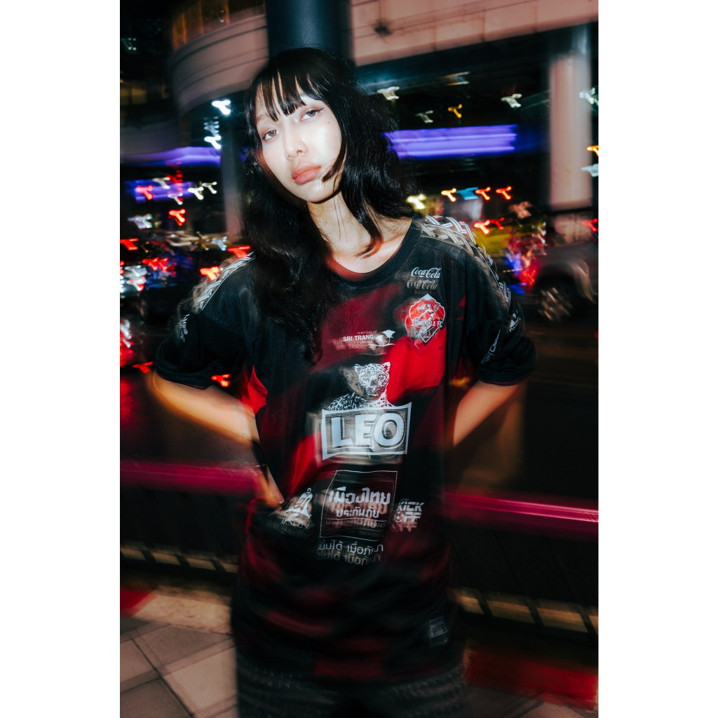 SKFC 24 ชุดบอลถ้วย สีดำแดง โลโก้เอกลักษณ์ Songkhla FC | Shopee Thailand