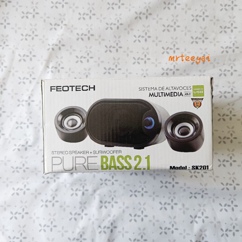 ลำโพง Stereo+Subwoofer Bass 2.1 Feotech | Shopee Thailand