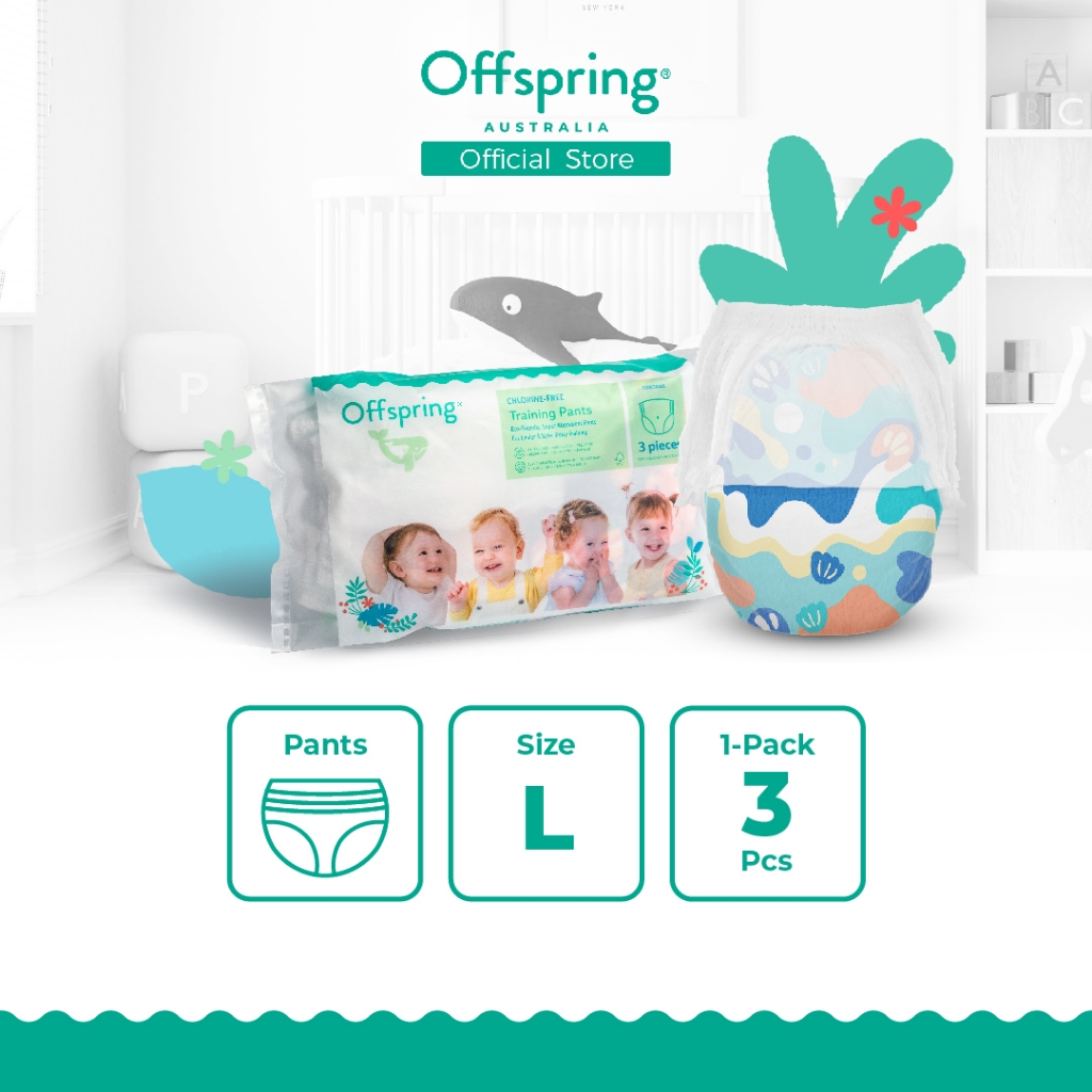 Offspring - Fashion Pants Trial ผ้าอ้อมแบบกางเกง ขนาดทดลอง ไซส์ L จำนวน ...