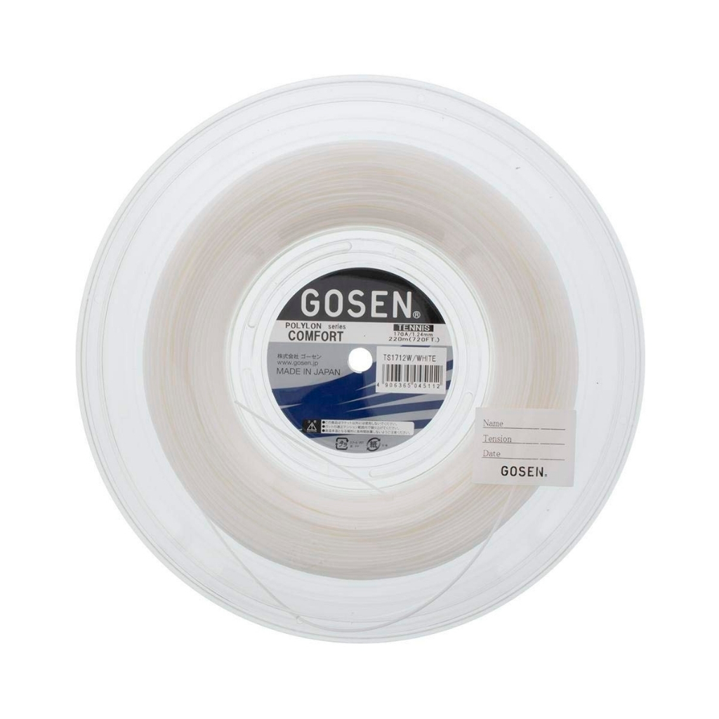 Gosen เอ็นไม้เทนนิสแบ่งขาย Polylon Comfort 17/1.24mm Tennis String Reel ...