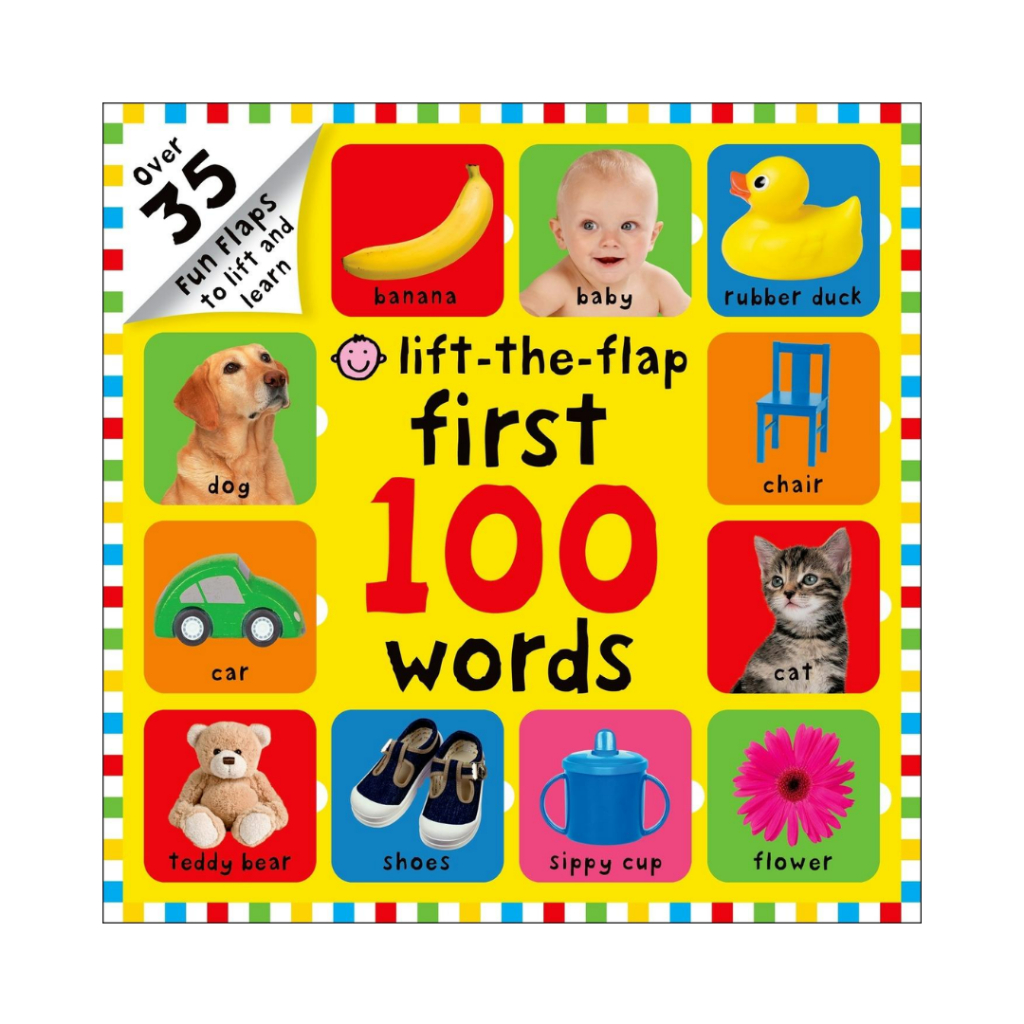 พร้อมส่ง First 100 Words Lift the Flap Board Book By Roger Priddy ...