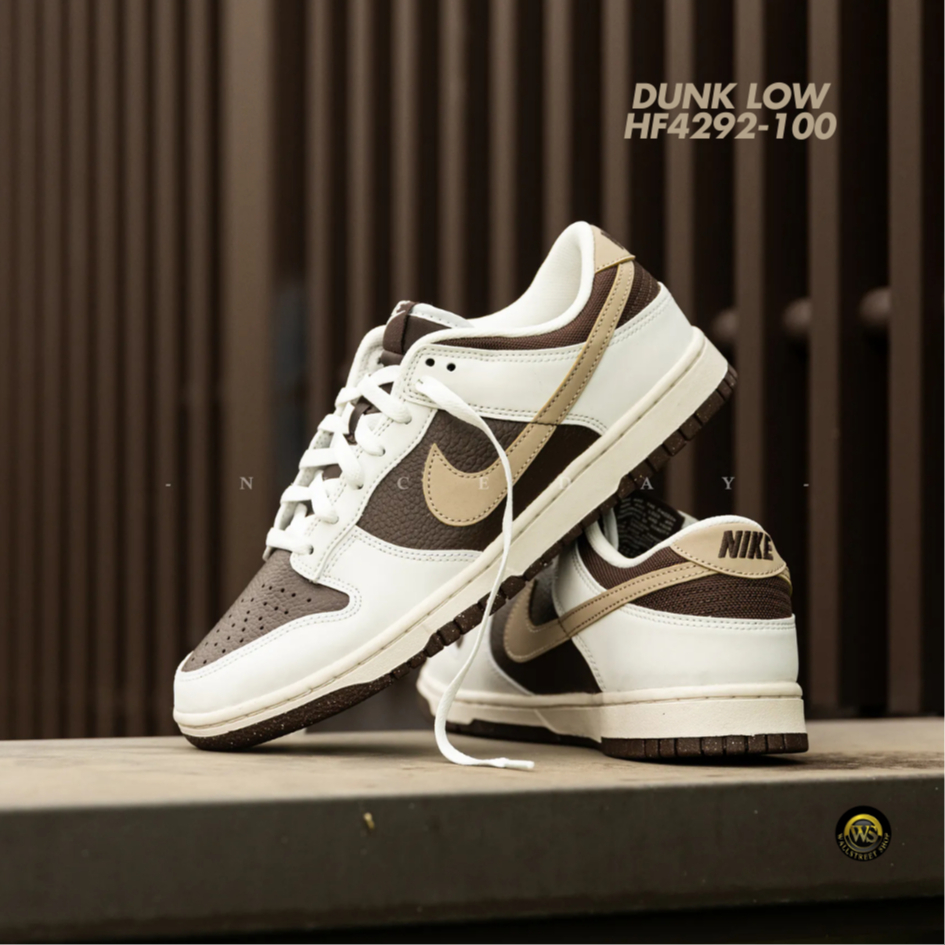 ลิขสิทธิ์แท้ รองเท้า Nike Dunk Low รองเท้าผู้ชาย Summit White/Baroque ...