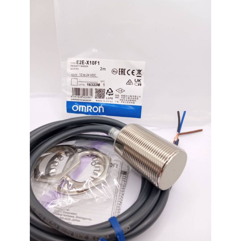 ร้านในไทย E2E-X10F1 Proximity Sensor OMRON E2E-X10F1-Z ,M30 PNP NO 3สาย 12-24VDC ระยะจับ 10mm ...