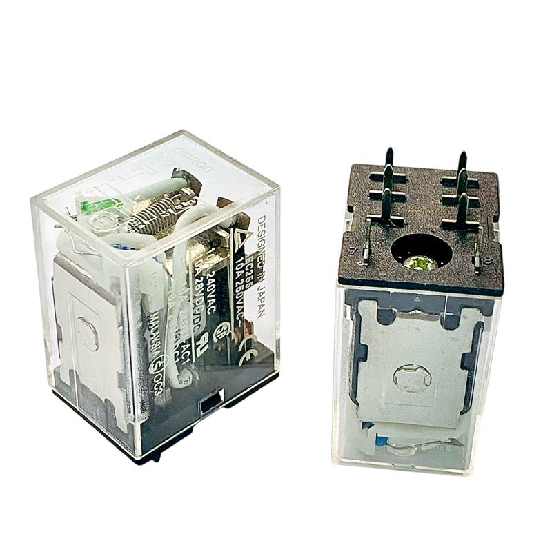 RELAY LY2N 8ขา-10A ขาแหลมลงปริ๊น 2คอนแทก 12V/24V/48V(ราคาต่อ 1ชิ้น) สินค้ามีพร้อมส่งในไทย ...