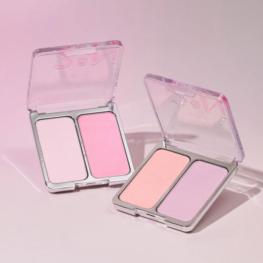 (มีครบทุกสี/ใช้โค้ดวิดีโอได้/ของแท้) 2aN BLUSHER Dual Cheek (มีหลายสี ...