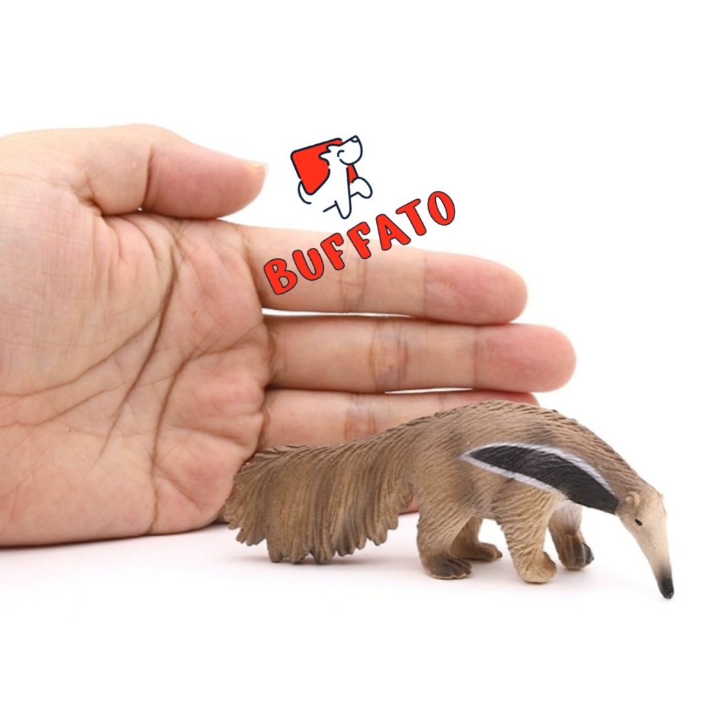 Buffato - โมเดลสัตว์ ตัวกินมด หางพุ่ม ครีมลาย ขนาด 10.70 CM (จากหาดใหญ่ ...