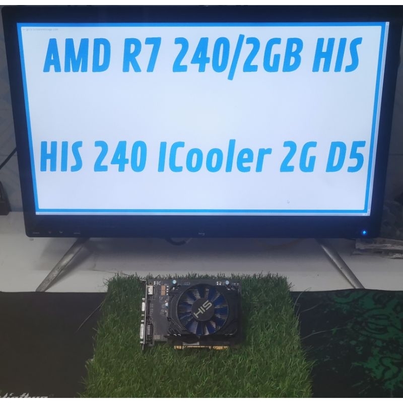 การ์ดจอ AMD R7 240 2GB / HIS 240 ICooler 2G D5 (มือ2) | Shopee Thailand