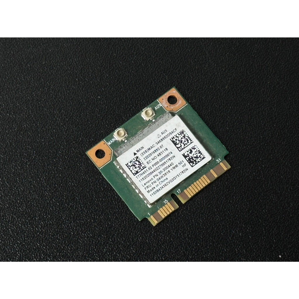 การ์ด WIFI สำหรับโน๊ตบุค (Wifi pci card) REALTEK RTL8723BE | Shopee ...