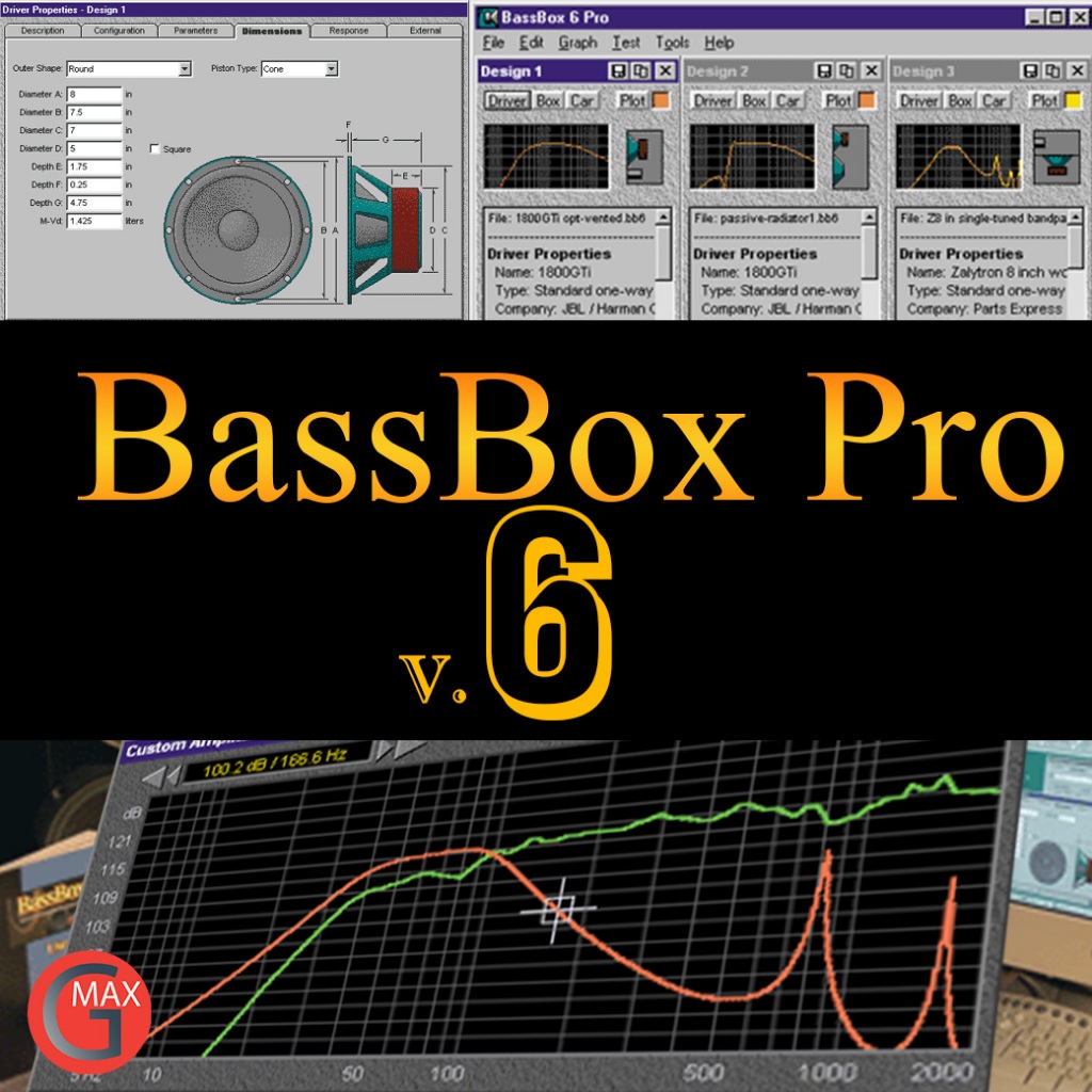 BassBox Pro 6 ออกแบบตู้ลำโพง คำนวณขนาดตู้ลำโพง | Shopee Thailand