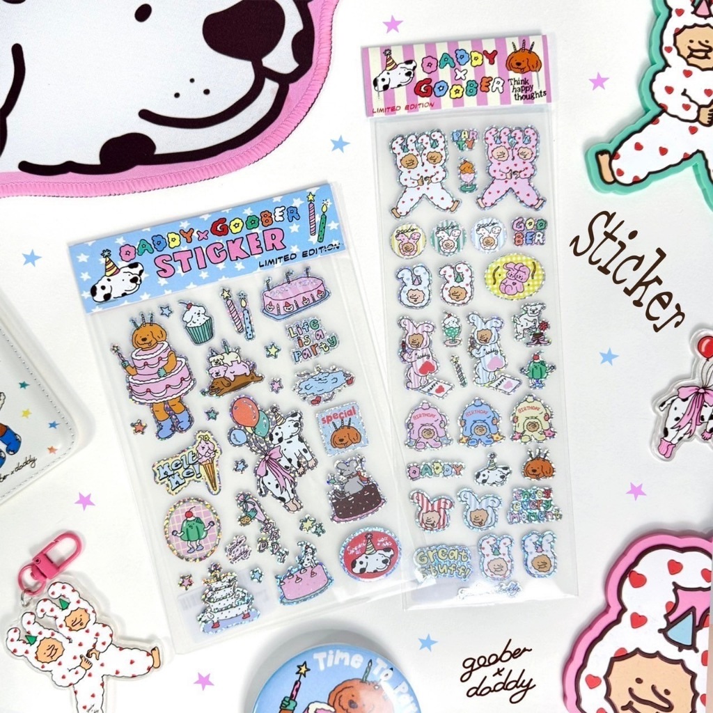 DADDY X GOOBER | Goober Sticker สติ๊กเกอร์ ลายน้องหมา สุดน่ารัก ...