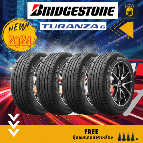 BRIDGESTONE รุ่น TURANZA6 205/55R16 215/60R16 215/55R16 215/55R17 225/50R17ยางใหม่ปี 2024 (ราคา ...
