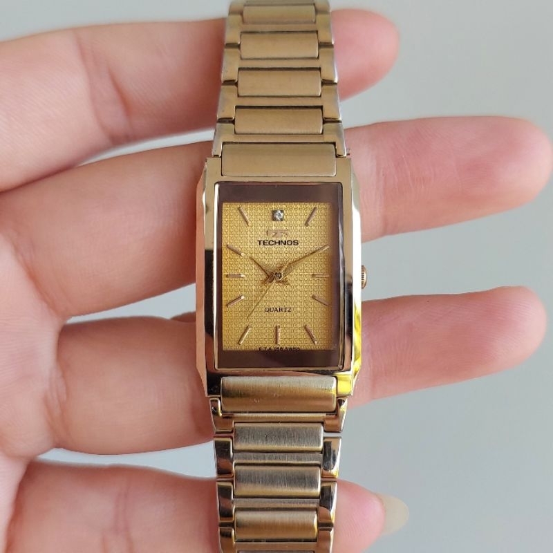 นาฬิกา Technos swiss Quartz Lady มือสองของแท้ 100% | Shopee Thailand