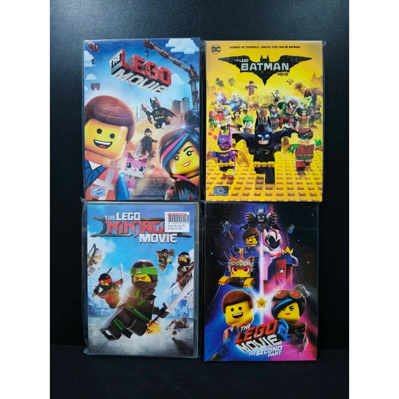 DVD แท้ Lego The Movie Set 4 เรื่อง หลายภาษา | Shopee Thailand