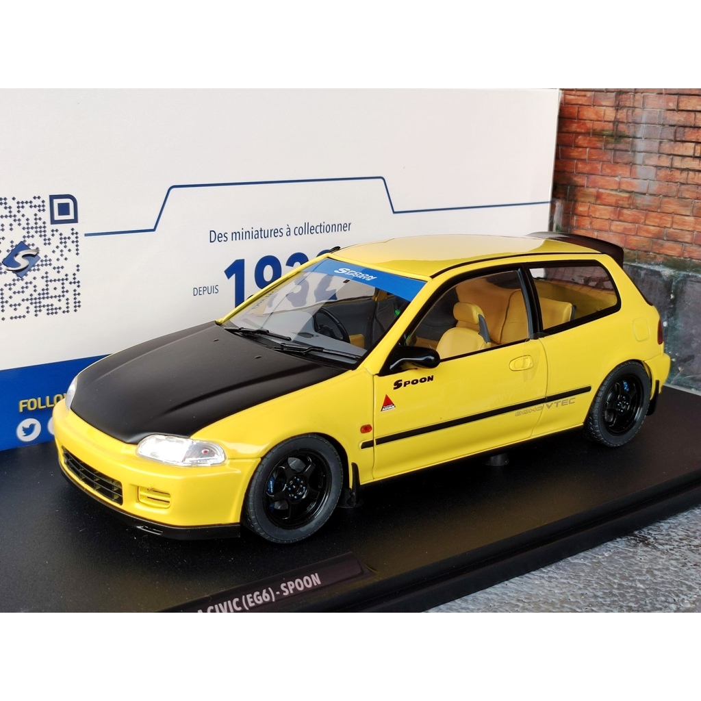 โมเดลรถHondacivic3door 1/18 โมเดลรถHondacivicEG6 โมเดลรถ Honda civic 3door 3ประตู EG6 scale สเกล ...