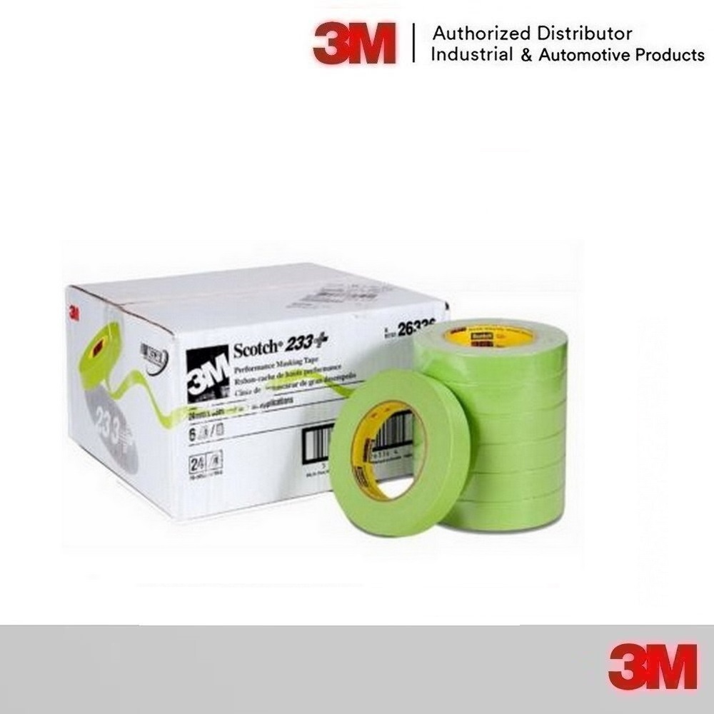3M 233+ 24มม. กระดาษกาวย่นสีเขียว สำหรับงานรถยนต์ | Shopee Thailand