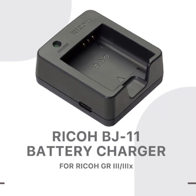 (พร้อมส่ง) ของแท้จากญี่ปุ่น 🇯🇵 แท่นชาร์ตแบต Ricoh BJ-11 สำหรับ GRIII /GRIIIx | Shopee Thailand