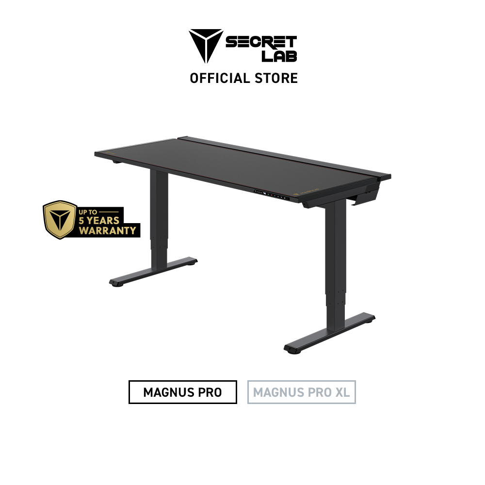 Secretlab MAGNUS Pro & Desk Mat Bundle —โต๊ะปรับระดับไฟฟ้า พร้อมช่อง ...