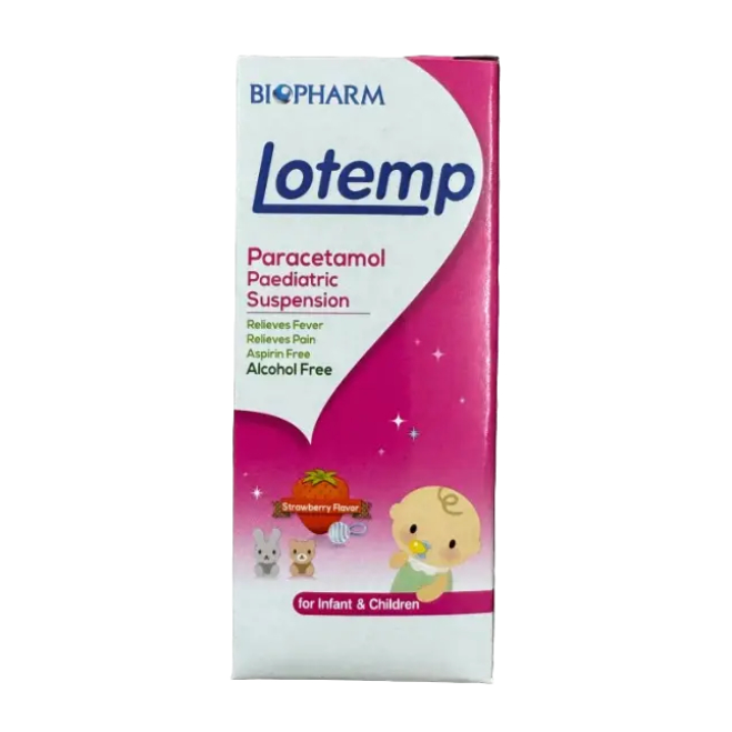 Lotemp Paracetamol โลเทมป์ ยาน้ำบรรเทาปวด ลดไข้ สำหรับเด็ก 60ml ...