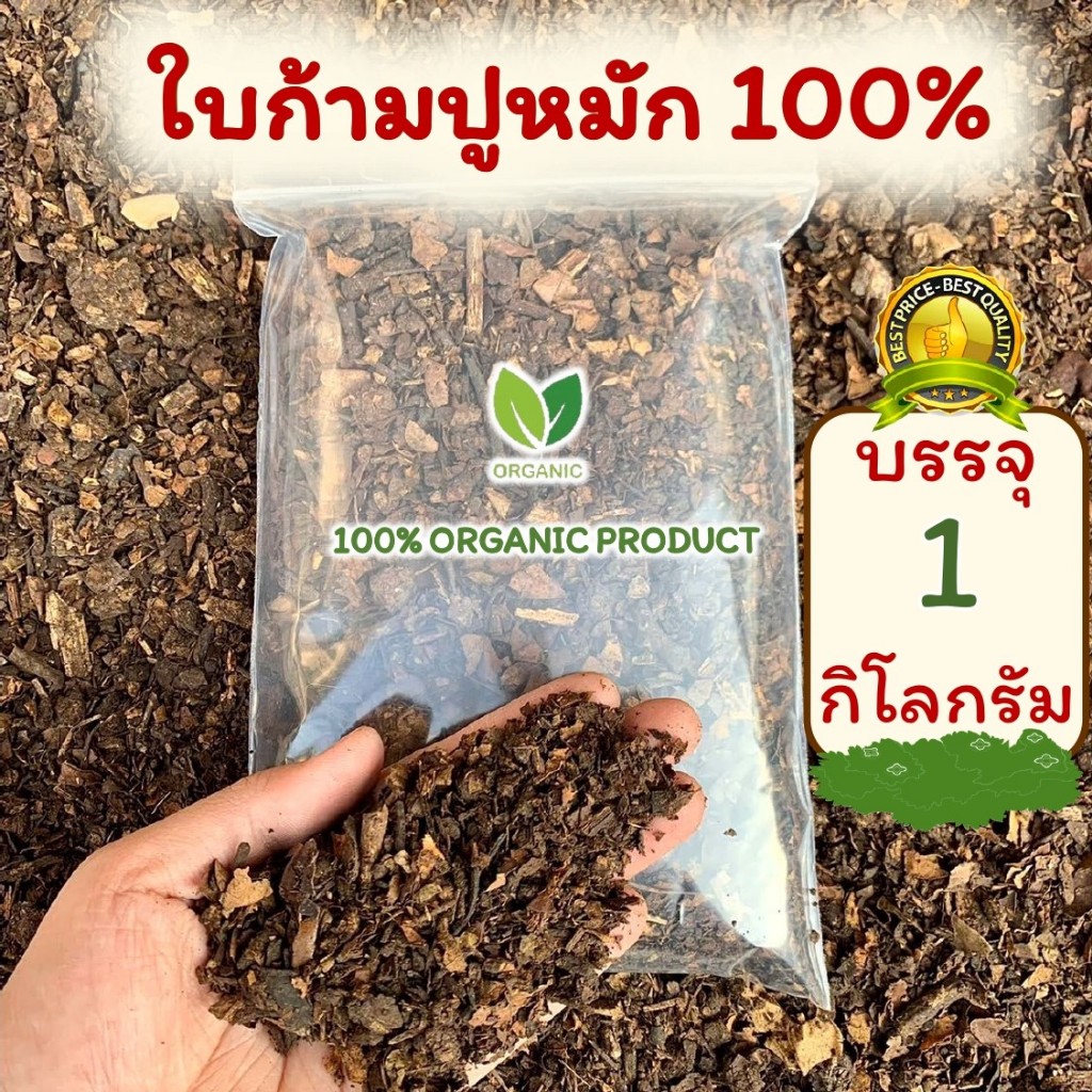 [D07] 1กิโล!! ใบก้ามปูหมัก ใบก้ามปูล้วน100% ไม่ผสมดิน หมักธรรมชาติ | Shopee Thailand
