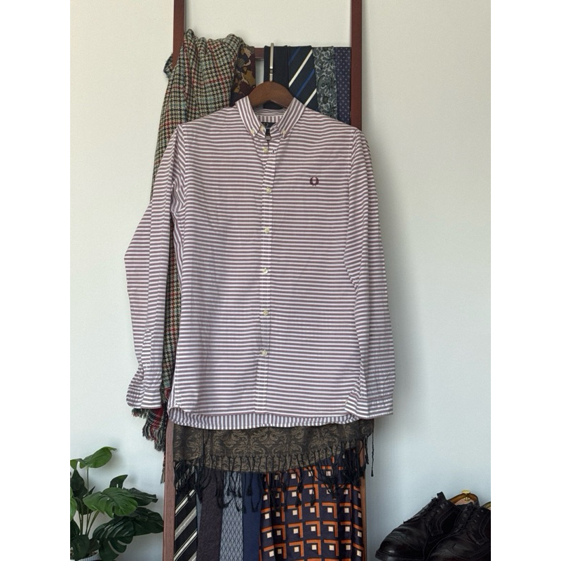 [TC] Fred Perry Long Sleeve Shirt | Shopee Thailand