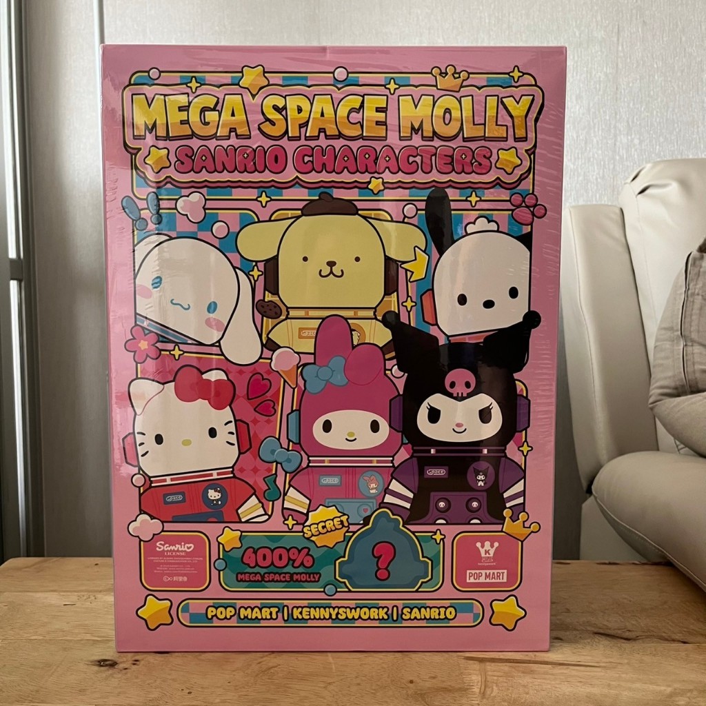 (เช็คการ์ด) (พร้อมส่ง) Pop Mart (MEGA SPACE MOLLY 400% Sanrio ...