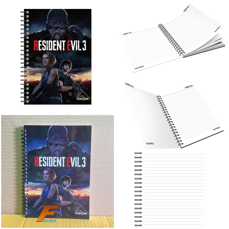 Resident Evil 3 Notebook สมุดโน้ต RE3 ของแท้ ของสะสม จากเกม เกมส์ ...