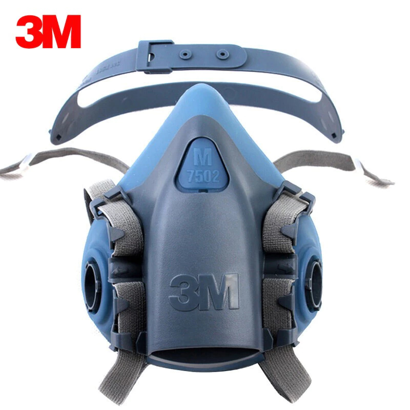 3M 7502 หน้ากากกันสารเคมี ไซส์M ขนาดกลาง (ซิลิโคนครึ่งหน้า) ชนิดกรองคู่ ของแท้100% | Shopee Thailand