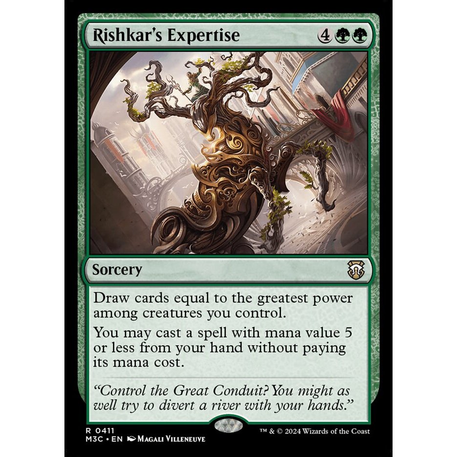 Rishkar's Expertise M3C Modern Horizons 3 Commander การ์ด Magic the ...