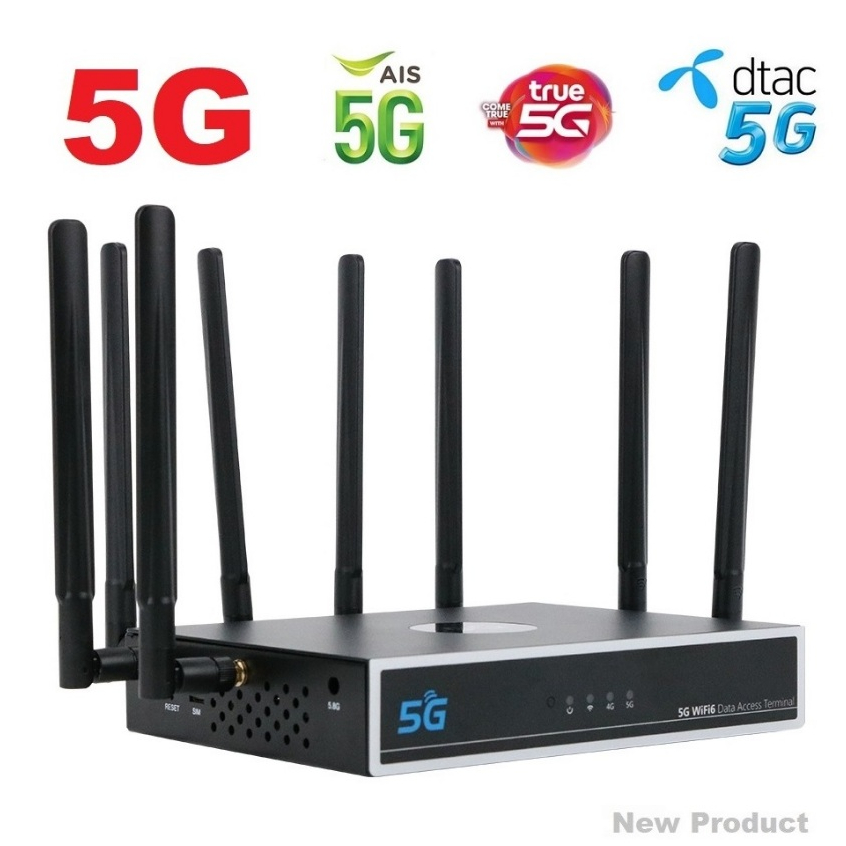 5G CPE Router 2.2Gbps WiFi 6 Dual Band 2.4G+5GHz 8 External+internal Antenna | Shopee Thailand