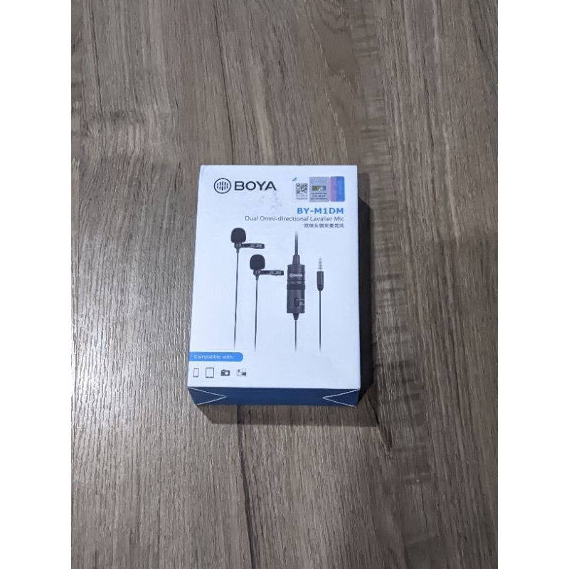 BOYA BY-M1DM dual Omni-direction Lavalier Mic | Shopee Thailand