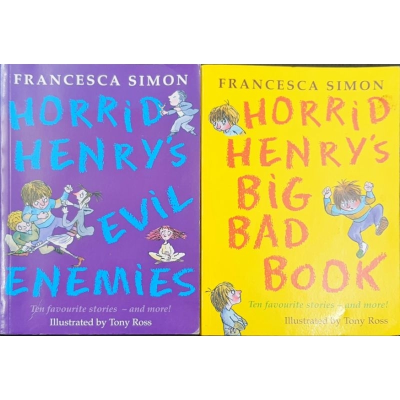 English Book วรรณกรรมเยาวชน ภาษาอังกฤษ HORRID HENRY โดย Francesca Simon ...