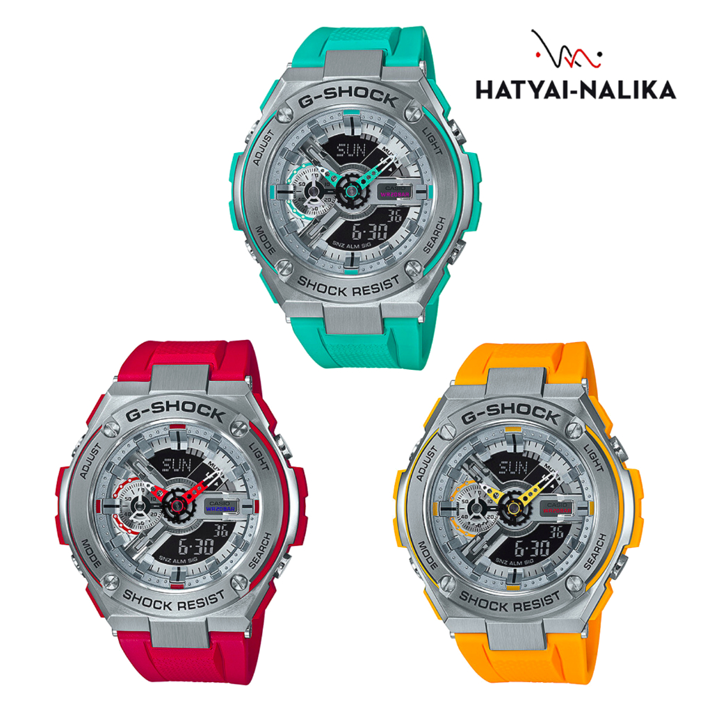 🔥ของแท้🔥 G-SHOCK G-STEEL หายาก GST-410 series GST-410-2A,GST-410-4A,GST-410-9A | Shopee Thailand