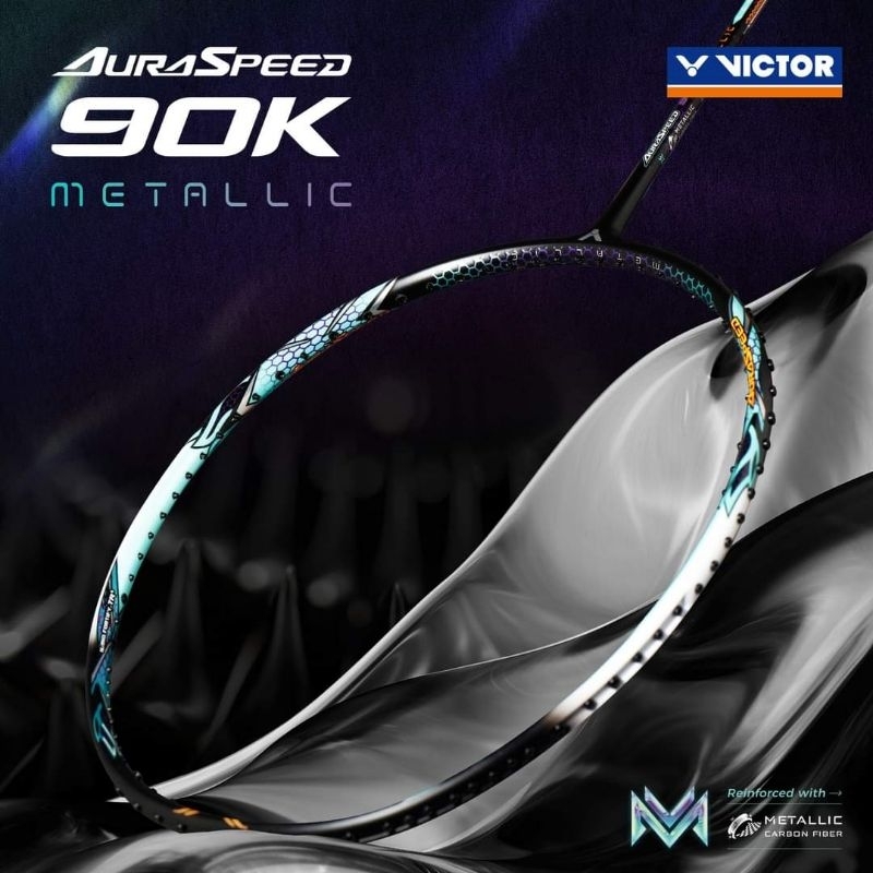 ไม้แบดมินตัน victor รุ่น Auraspeed 90K Metallic 4U | Shopee Thailand