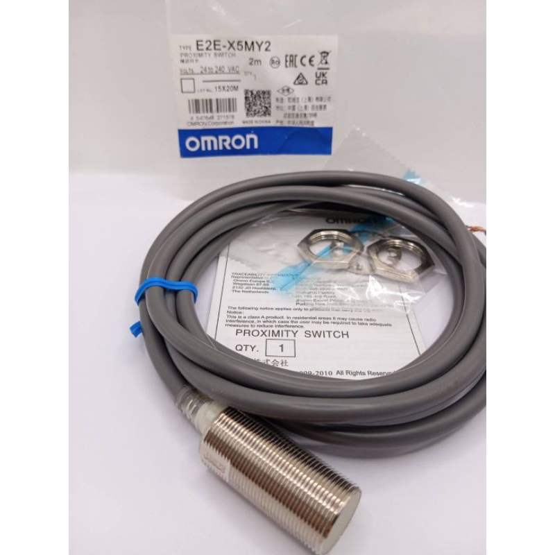 E2E-X5MY2 OMRON proximity sensor M12 NC 2สาย AC 24-240V สินค้าพร้อมส่งที่ไทย | Shopee Thailand