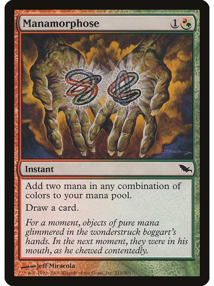 Manamorphose SHM Shadowmoor การ์ด Magic the Gathering [MTG] ของแท้ ...