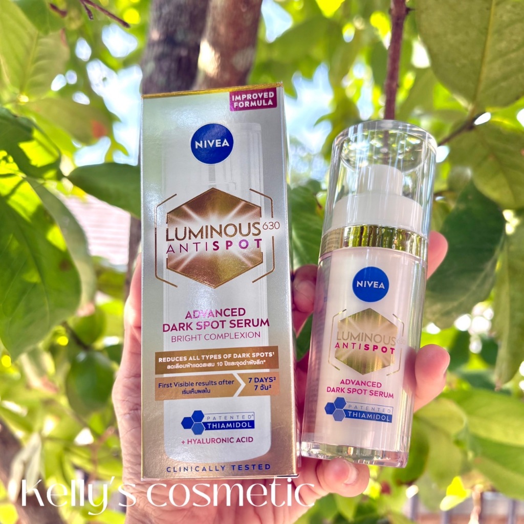 Nivea Luminous630 Antispot Advanced Dark Spot Serum 30 ml.(เซรั่มบำรุงผิวหน้า) | Shopee Thailand