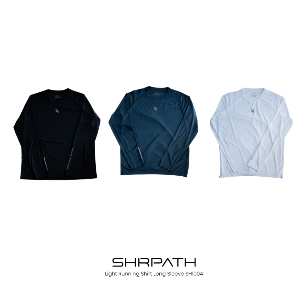 SHRPATH Unisex Light Running Shirt SH1004 - เสื้อแขนยาววิ่งน้ำหนักเบา ...