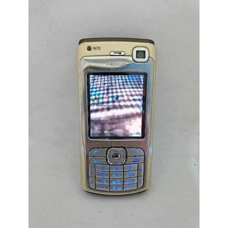 Nokia N70 เครื่องแท้ศูนย์(AIS)สีทองหายากมาก มือถือปุ่มกดยุค 90s ...