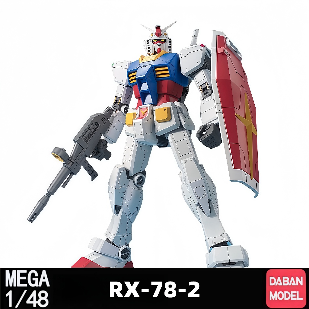 【สินค้าจุด】DABAN กันดั้ม MEGA SIZE 1/48 RX-78-2 กันดั้มยักษ์รุ่นประกอบ ...