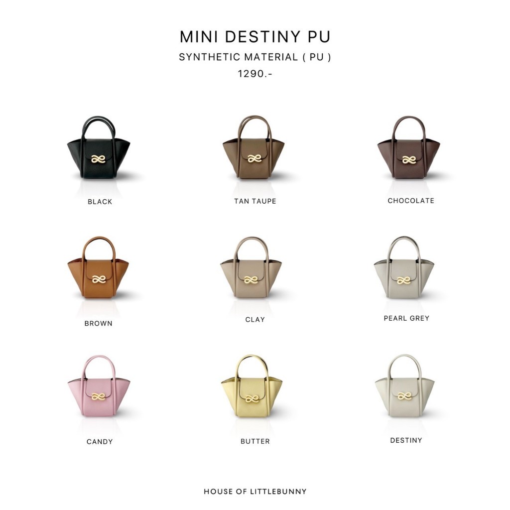 littlebunnystore Mini Destiny pu กระเป๋าหนังเทียม | Shopee Thailand