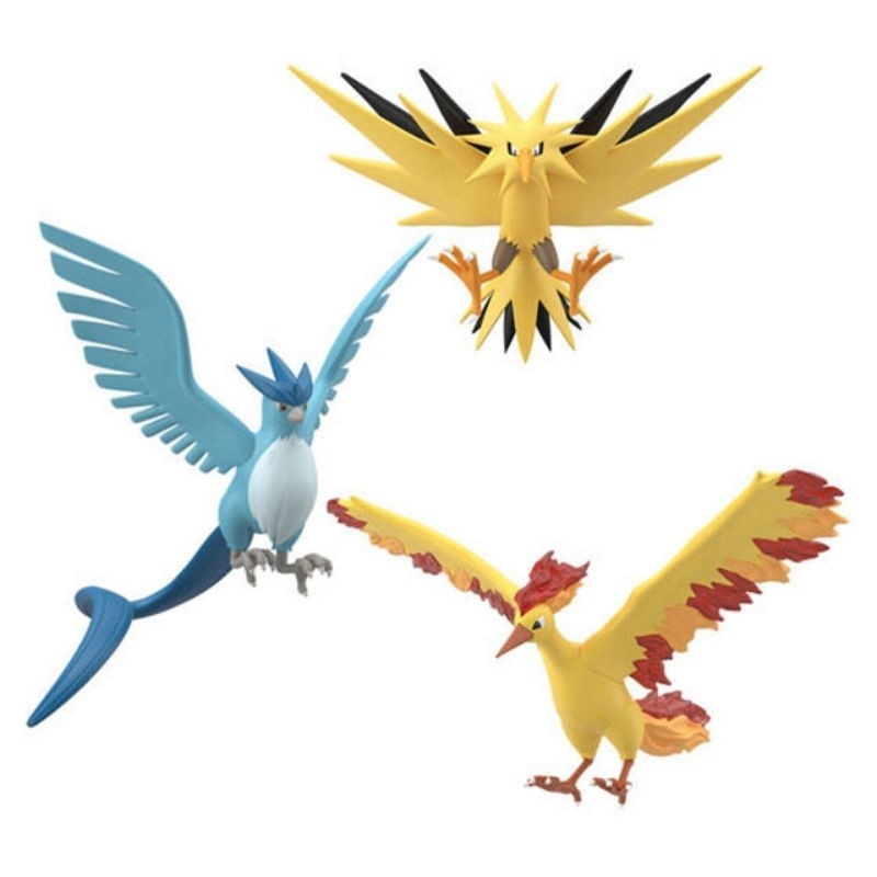 (มือหนึ่ง) Pokemon Scale World Kanto Legendary Birds | Shopee Thailand