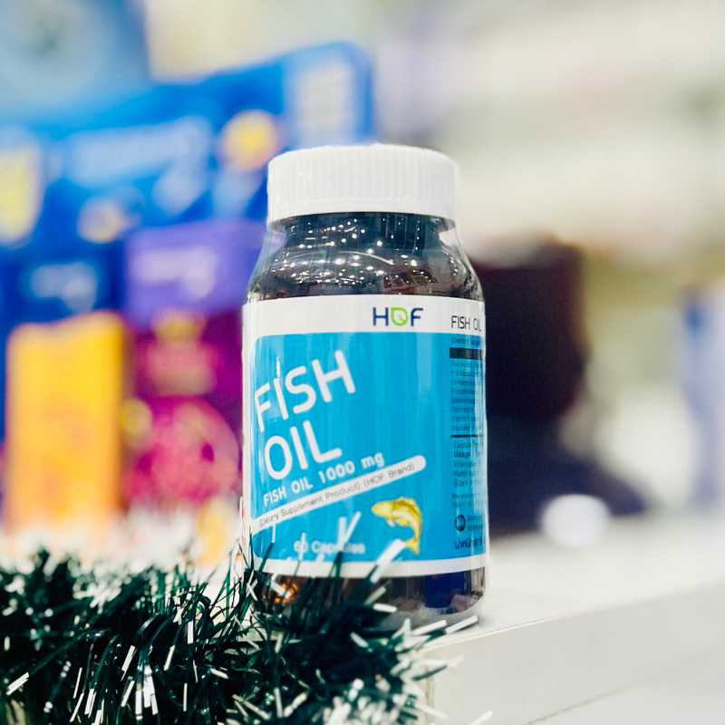 โฉมใหม่พร้อมส่ง🐬 Pharmahof Fish oil 1000 MG น้ำมันปลา 60 แคปซูล Hof ...