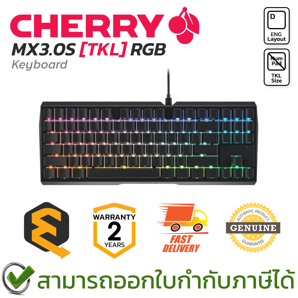 Cherry Mechanical Keyboard MX3.0S TKL RGB เกมมิ่งคีบอร์ด มีสาย ของแท้ ประกันศูนย์ 2ปี | Shopee ...