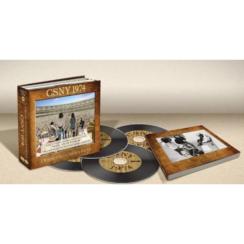 ซีดีเพลง cd music CROSBY, STILLS, NASH & YOUNG - CSNY 1974 box 3CD/DVD ...