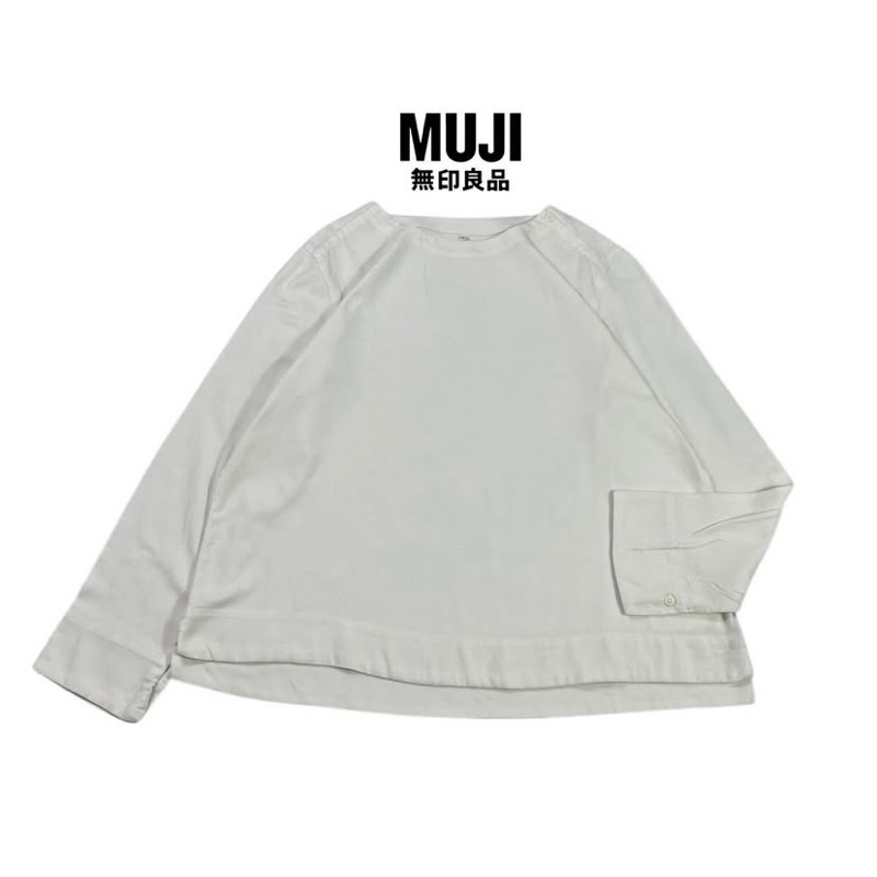 MUJI เสื้อแขนยาวแบรนด์ญี่ปุ่นมือสอง วินเทจ เสื้อกันหนาว คาร์ดิแกน gu muji minimal earthtone ...