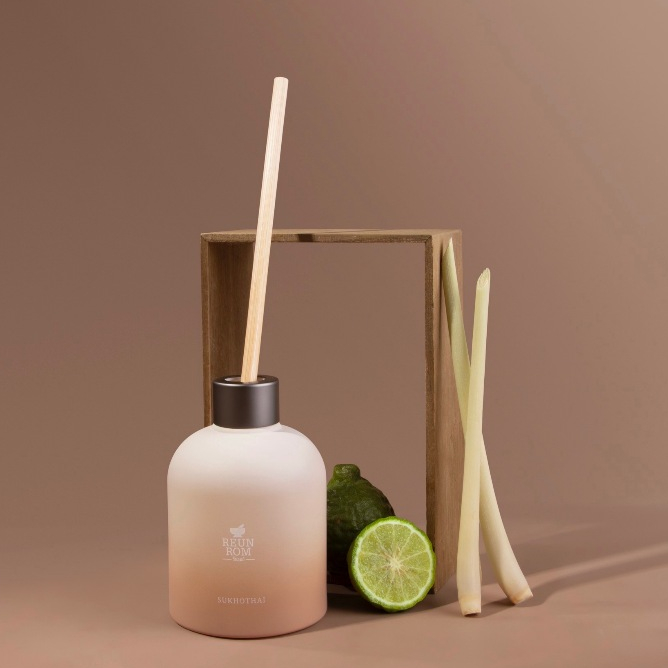 Reunrom รูมดิฟฟิวเซอร์ 200ml รื่นรมย์ กลิ่นสุโขทัย ก้านไม้หอม diffuser ...