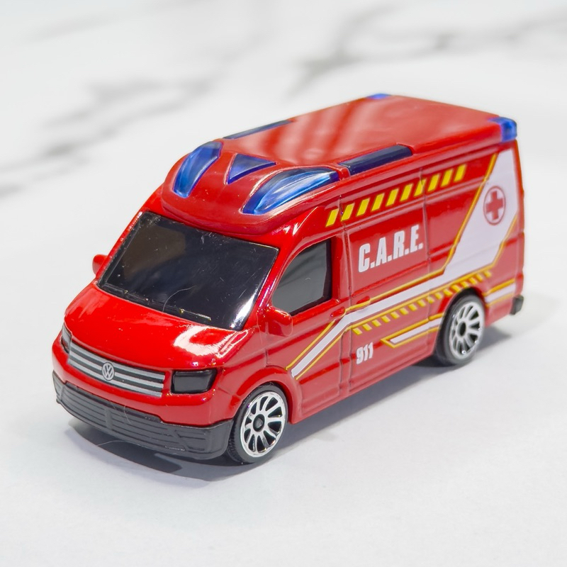 โมเดลรถเหล็ก มาจอเร็ตต์ Majorette รถตู้ Volkswagen Crafter รถฉุกเฉิน รถ ...