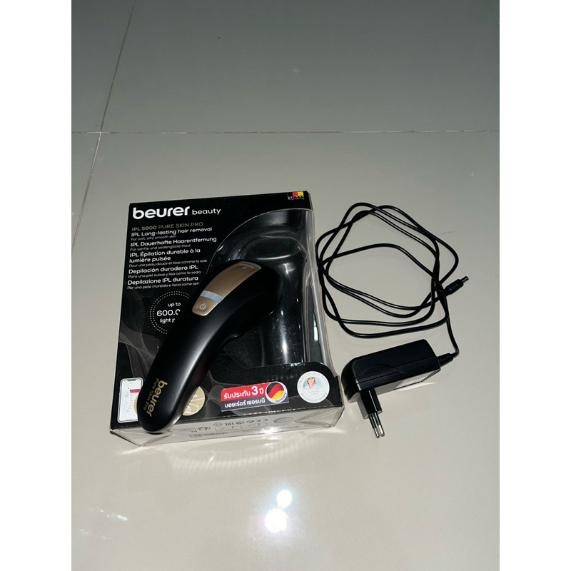 เครื่องเลเซอร์กำจัดขน Beurer รุ่น IPL 5800 Black ใช้ไปน้อยมากๆ | Shopee Thailand