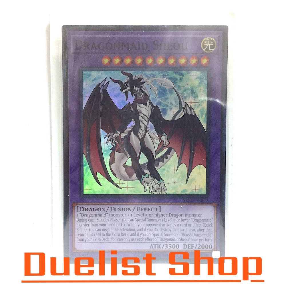 Dragonmaid Sheou (SR) Monster Light Level10 [Dragon/Fusion/Effect] ชุด SLF1-AE073 การ์ดยูกิโอ ...