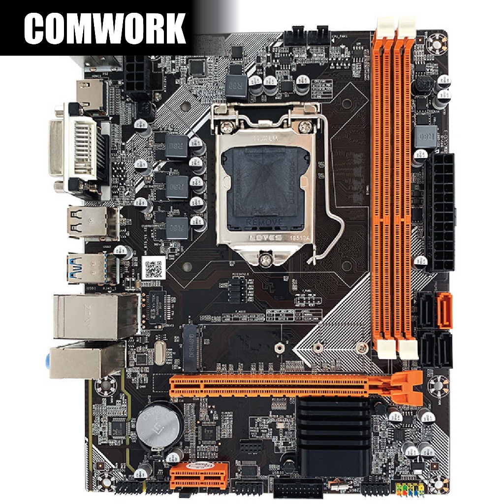 เมนบอร์ด ATERMITER B75 M2 NVME LGA 1155 MICRO ATX WORKSTATION SERVER MAINBOARD MOTHERBOARD CPU ...